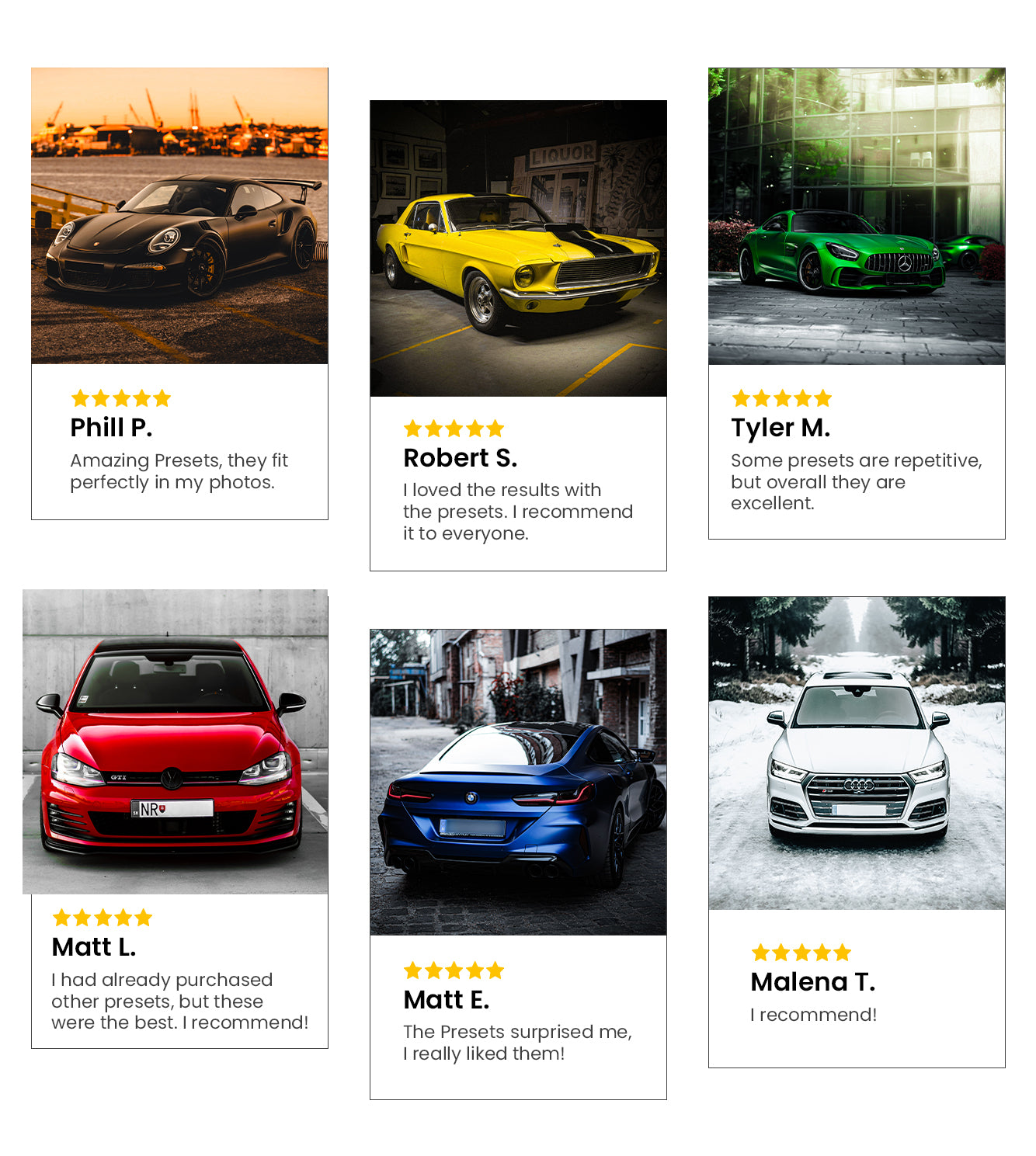 Car Presets Bundle – SolutionPresets